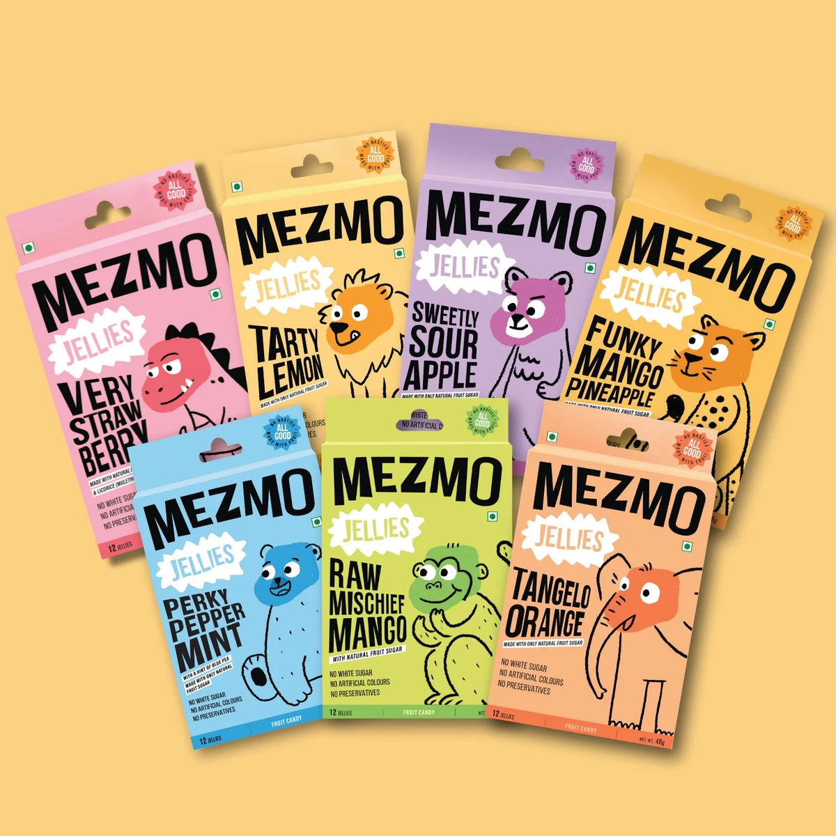 All Fruit Candy Box (7 Boxes Of Soft Candies) | Mezmo Candy