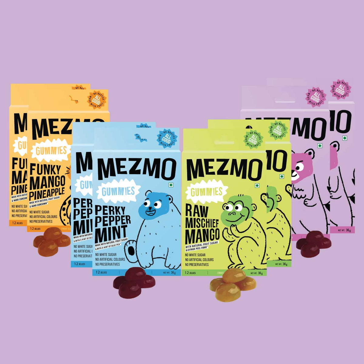 New Fruit Candy Box (8 Boxes Of Soft Candies) | Mezmo Candy